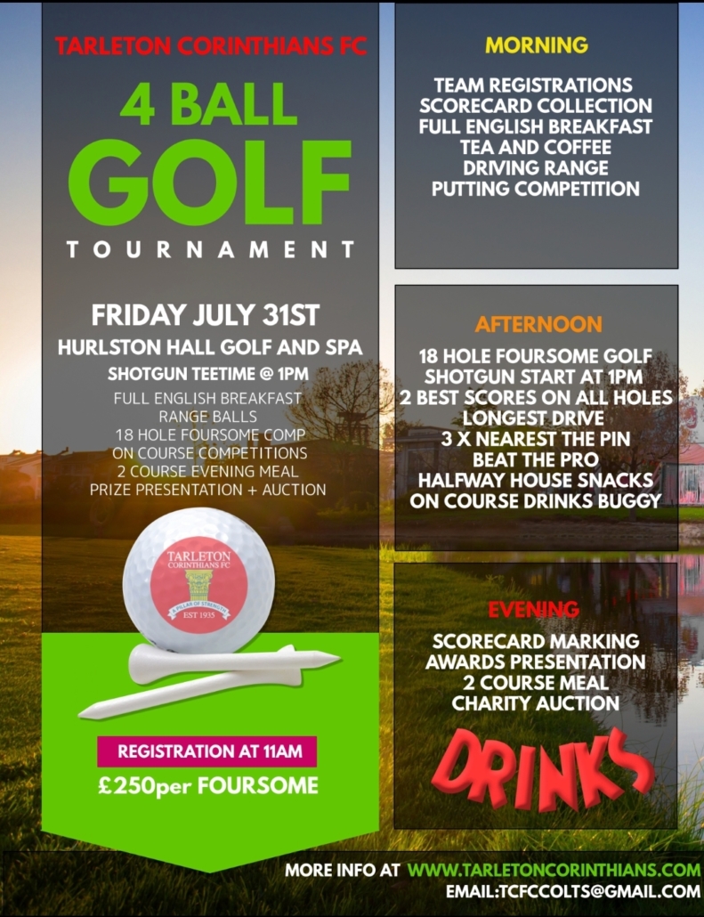 TCFC Golf Tournament – Tarleton Corinthians Football Club
